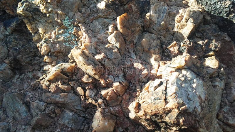 Red Rocks in Desert in Phoenix, Arizona in Spring. Stock Image - Image ...