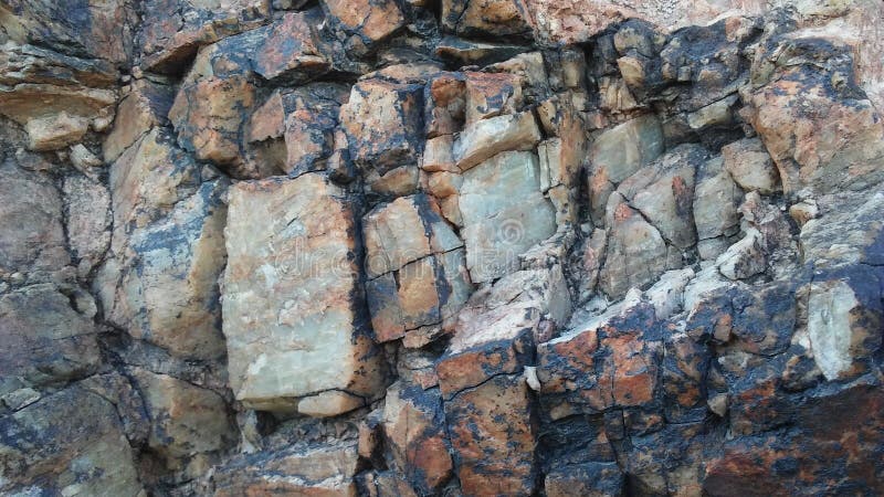 Red Rocks in Desert in Phoenix, Arizona in Spring. Stock Image - Image ...