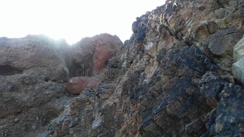 Red Rocks in Desert in Phoenix, Arizona in Spring. Stock Image - Image ...