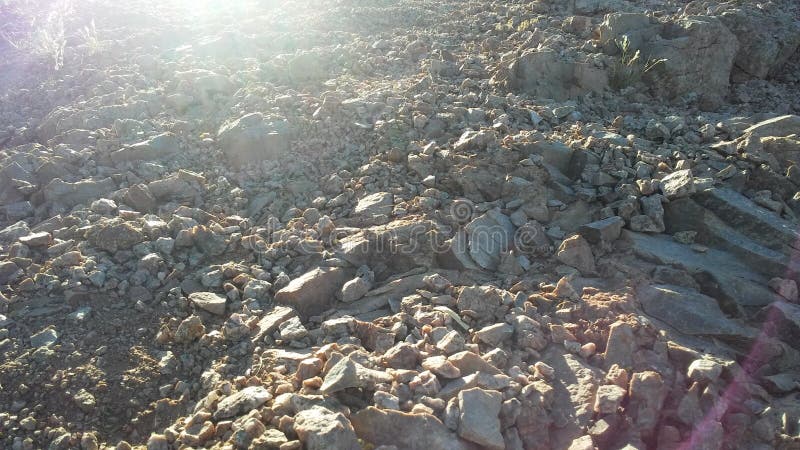 Red Rocks in Desert in Phoenix, Arizona in Spring. Stock Photo - Image ...