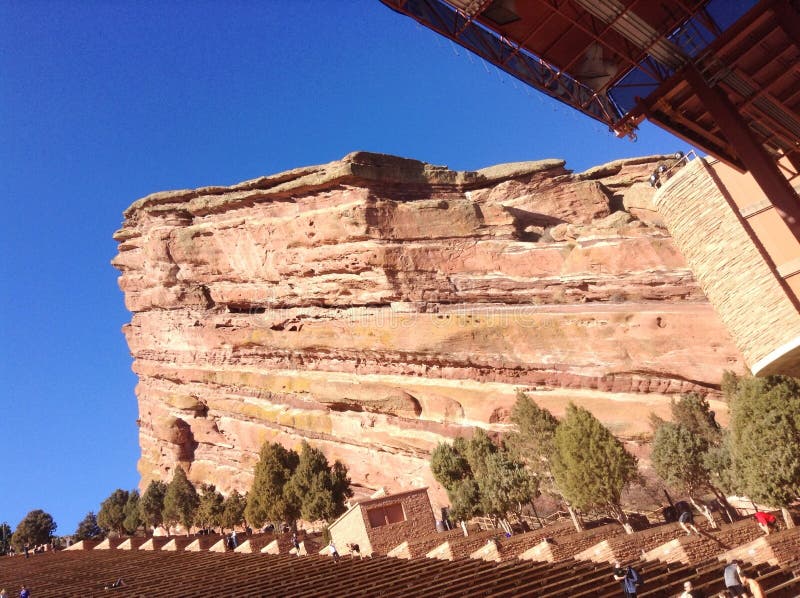 Red Rocks Morrison Colorado Editorial Stock Photo - Image of colorado ...