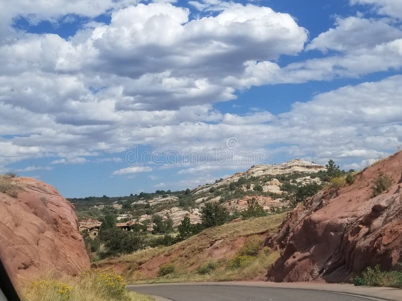 Red Rocks Nature in Colorado Stock Image - Image of colorado, rocks ...