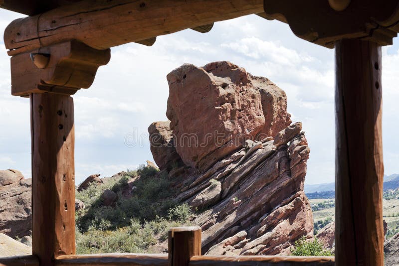 Red Rocks Park, Colorado stock photo. Image of attraction - 24252192