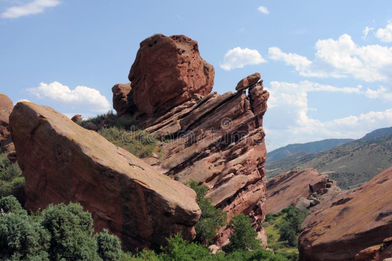 Red Rocks Park in Colorado stock photo. Image of wilderness - 149491274