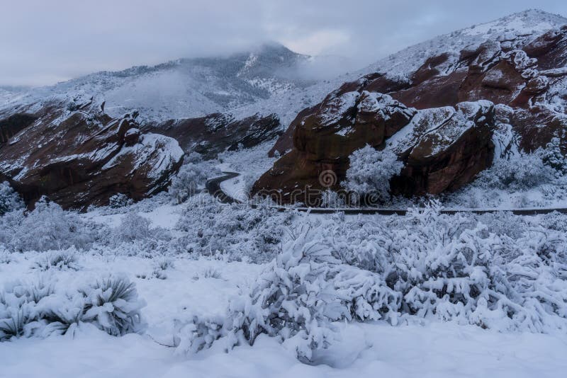 332 Red Rocks Amphitheater Snow Stock Photos - Free & Royalty-Free ...