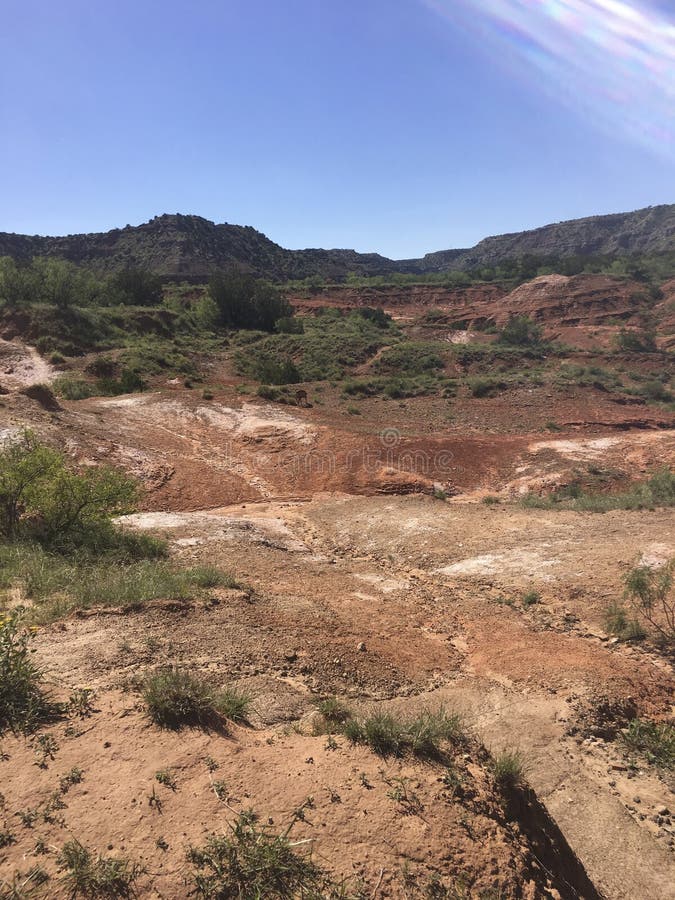 Desert in Texas canyons stock image. Image of escarpment - 119197909