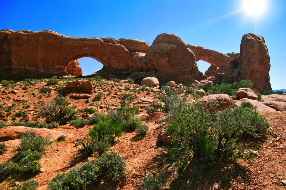 Red rocks of Utah stock image. Image of high, landscape - 10433609