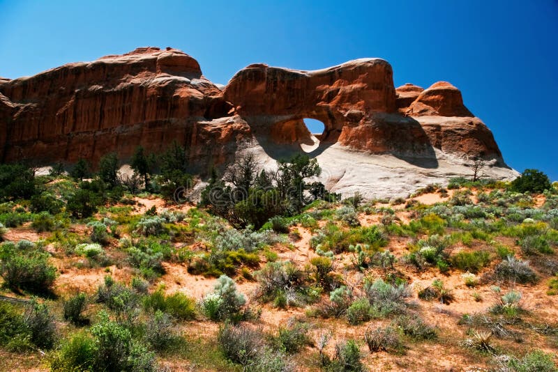 Red rocks of Utah stock image. Image of cliff, mountain - 12721911