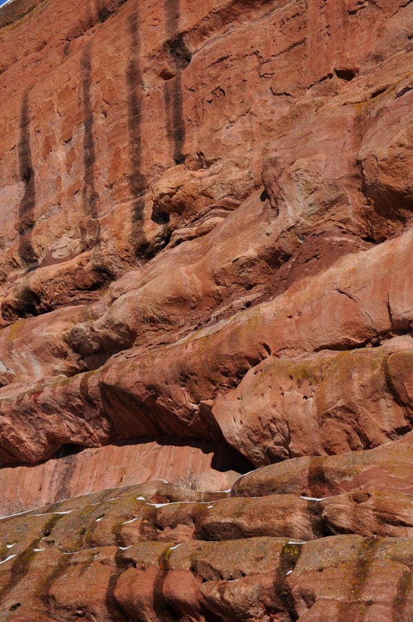 Red Rocks in winter stock image. Image of foothills, rocks - 56711229