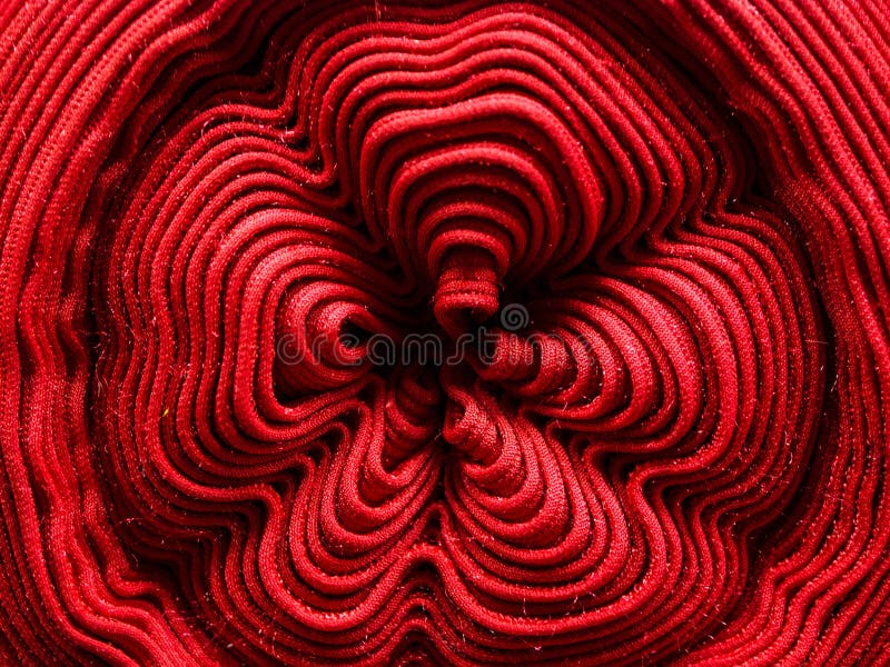 Red Roll of Knitted Fabric. Texture, Background Stock Image - Image of ...