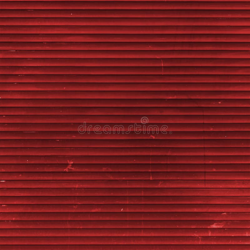 Red Roller Shutter stock photo. Image of door, brushed - 28000302