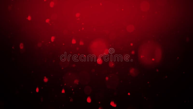 Red Romantic Love Bokeh for Background Texture Overlays. Magic Glitter ...