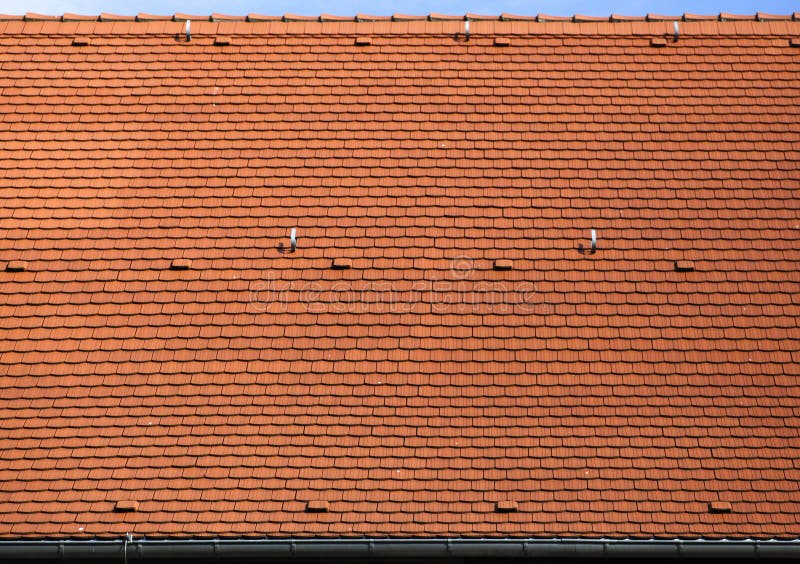 Red roof stock image. Image of architectural, regular - 10406063