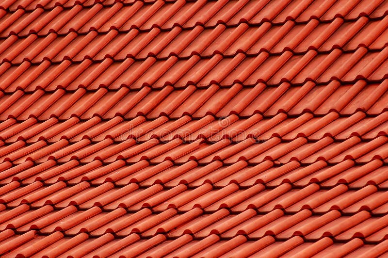 Red roof stock image. Image of tiling, life, outdoor, roof - 1294001