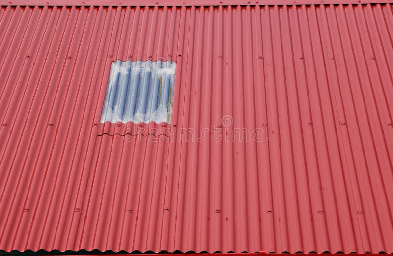 Red Roof stock photo. Image of color, roof, cover, sheets - 2844642