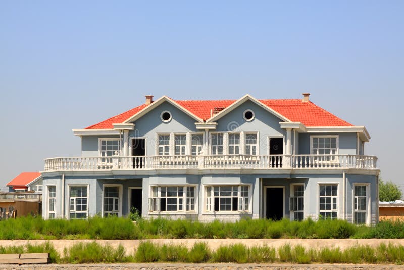 Red roof building stock photo. Image of leisure, china - 23639636