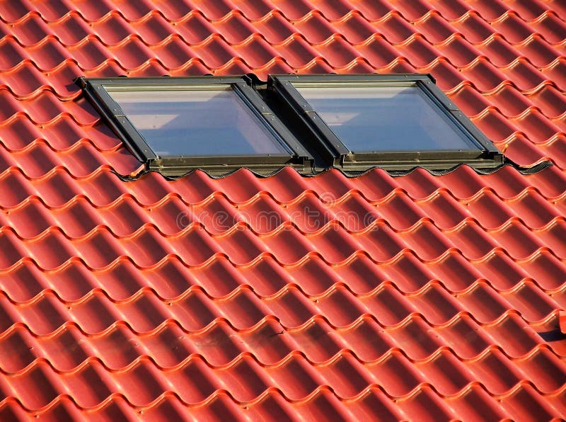 Red roof II. stock image. Image of exterior, relaxation - 1955581