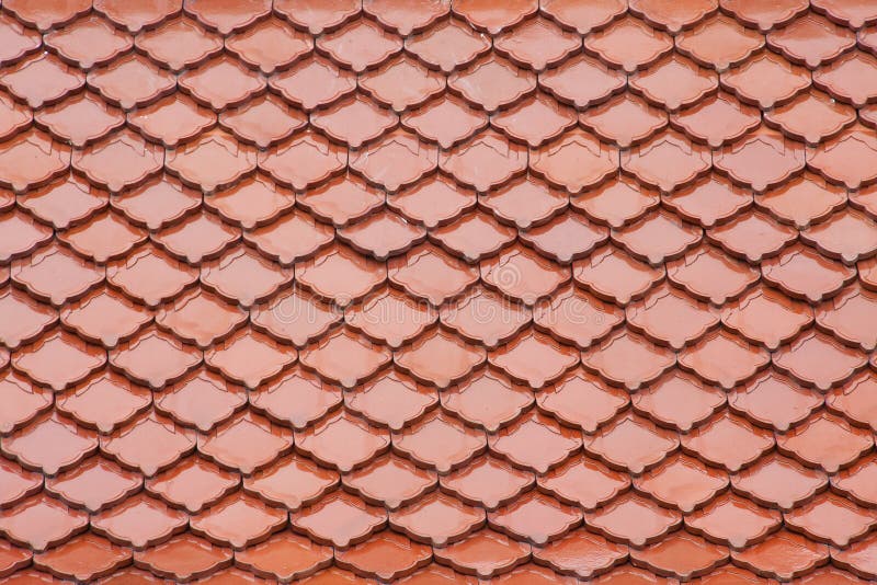 Fish scale roof pattern stock image. Image of building - 12240743