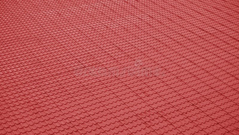 Red roof tile texture stock photo. Image of architecture - 226449460