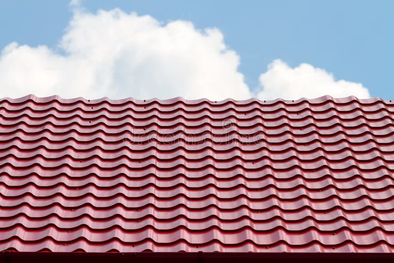 Red roof tiles stock photo. Image of house, clear, industry - 26735264