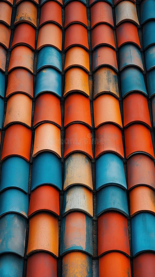 Red roof tiles. stock illustration. Illustration of tiles - 336352236