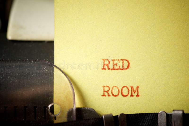 Red room phrase stock photo. Image of spying, short - 318515286