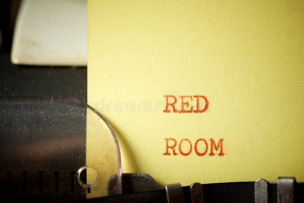 Red room phrase stock photo. Image of spying, short - 318515286