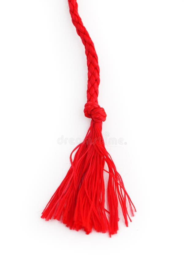 Red rope stock photo. Image of material, banner, knot - 17711266