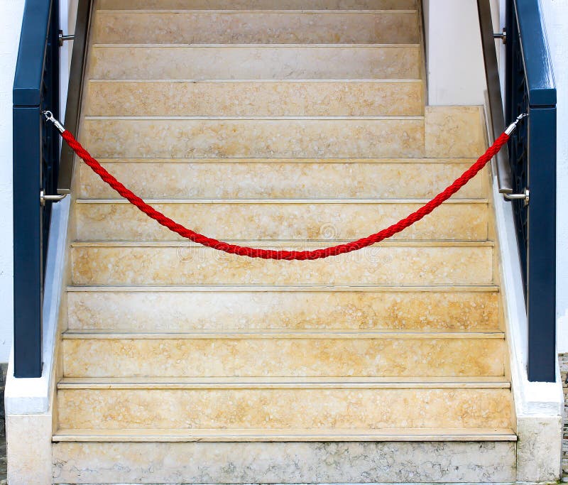 Red rope barrier stock image. Image of barrier, concert - 56809483