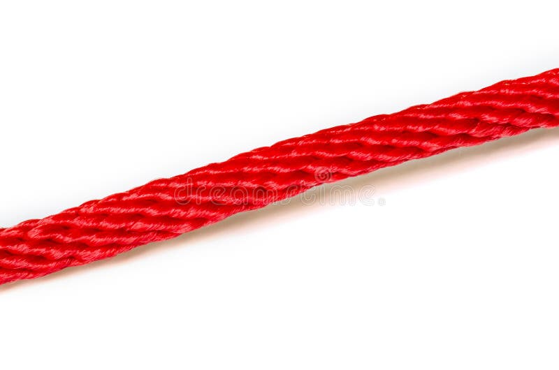 Red Rope . stock image. Image of scout, hitch, strength - 46899965