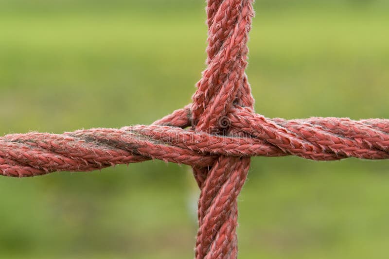 Red rope detail stock image. Image of rough, fringe, cord - 33246137