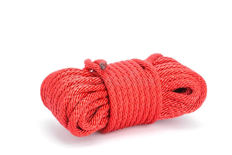 Red rope stock image. Image of tangle, complex, equipment - 49774105