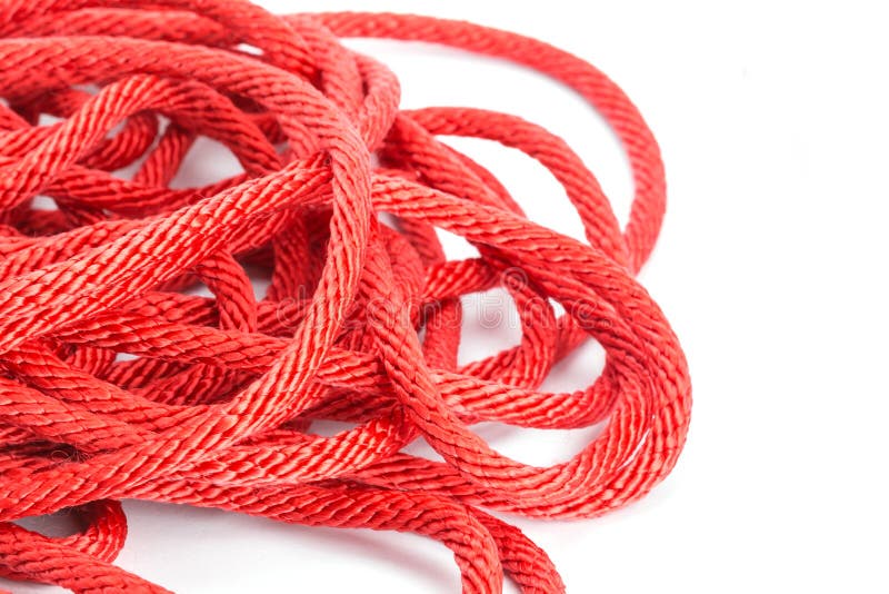 Red rope stock image. Image of pattern, knot, marine - 23786627