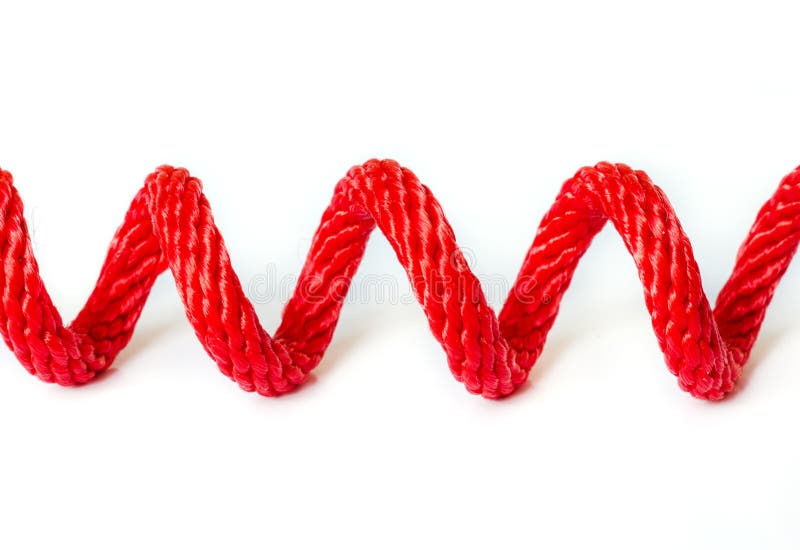 Red Rope . stock photo. Image of connect, closeup, industry - 46899950