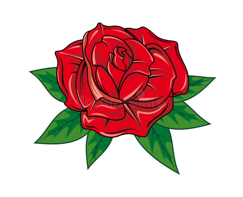 Animated Red Rose