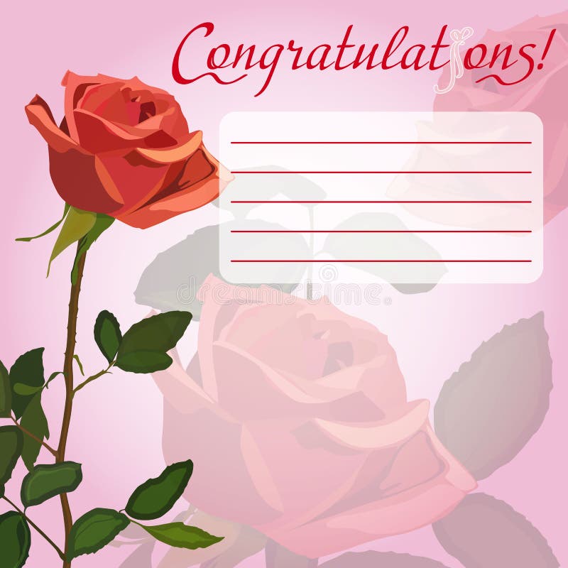 Red rose stock vector. Illustration of curvers, flower - 57569759