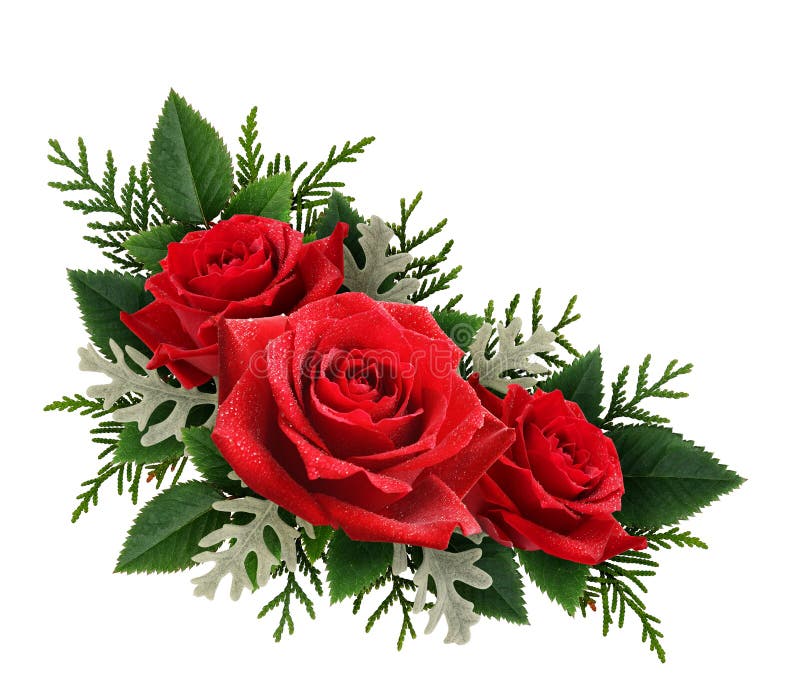 Red Rose Flowers Corner Arrangement Stock Image - Image of amazing ...