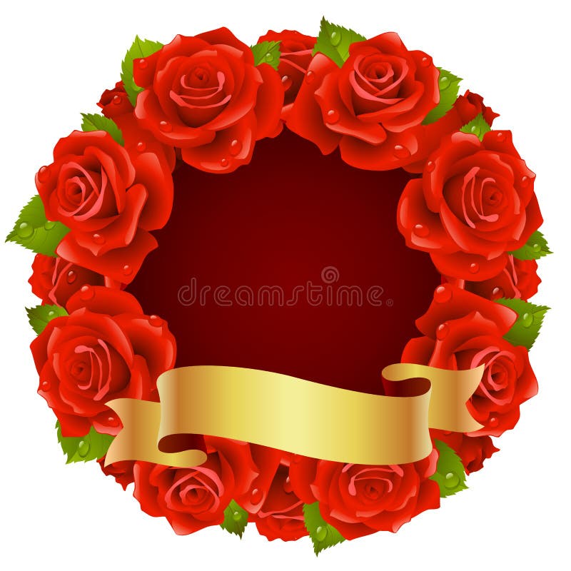 Frame Red Rose Stock Illustrations – 46,299 Frame Red Rose Stock ...