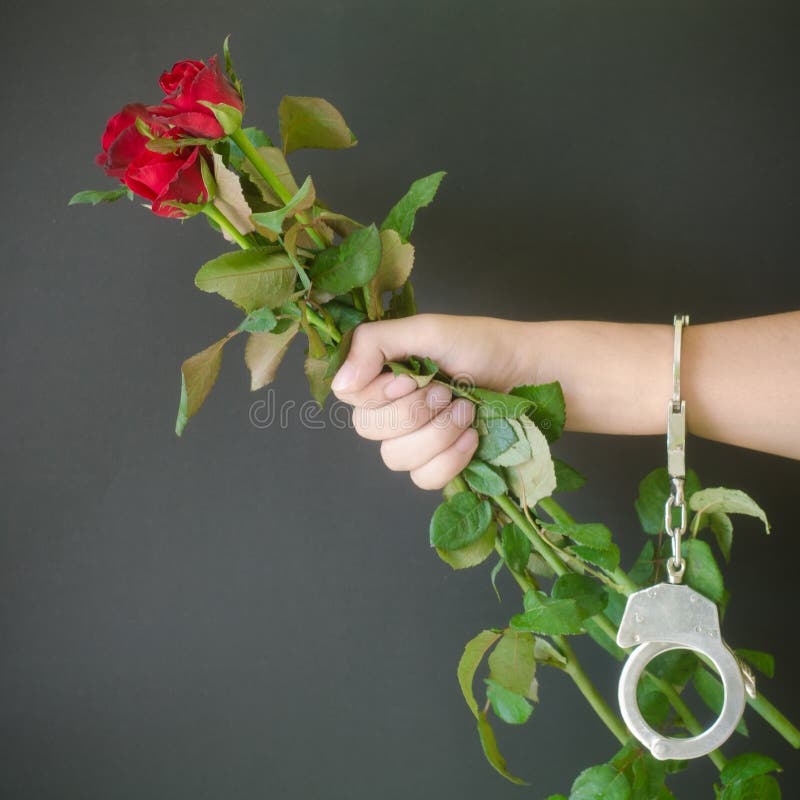 Handcuff And Rose Red