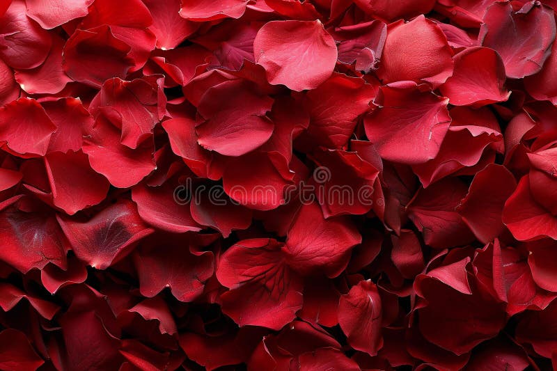 Red Rose Petals are Arranged into a Huge Pile, High Quality, High ...