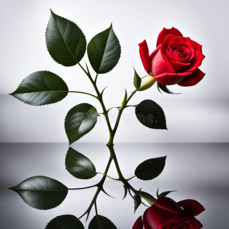 Vibrant Red Roses Bunch Against Blurred Grey Background Stock ...