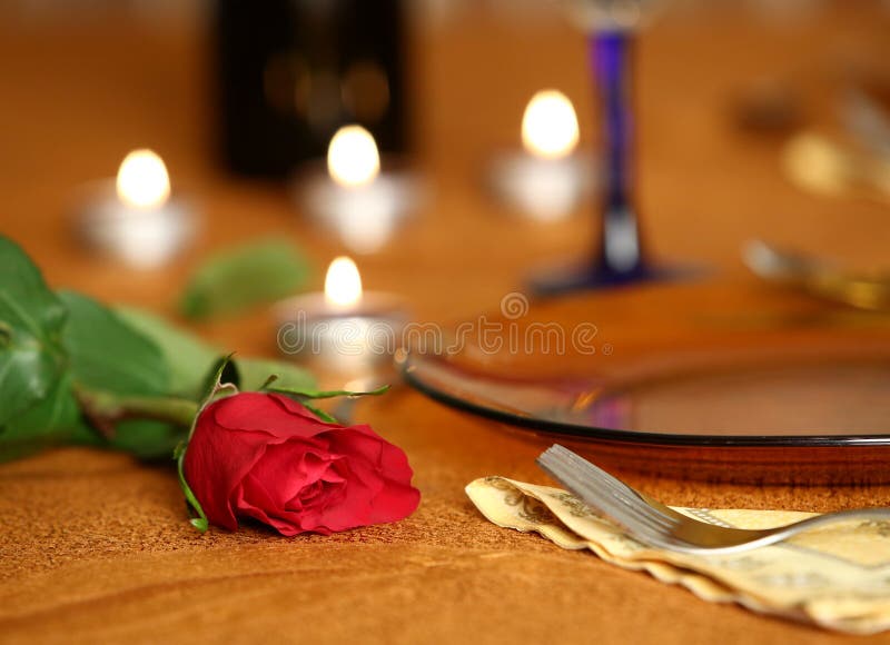 Red rose on the table stock photo. Image of food, concepts - 29063942