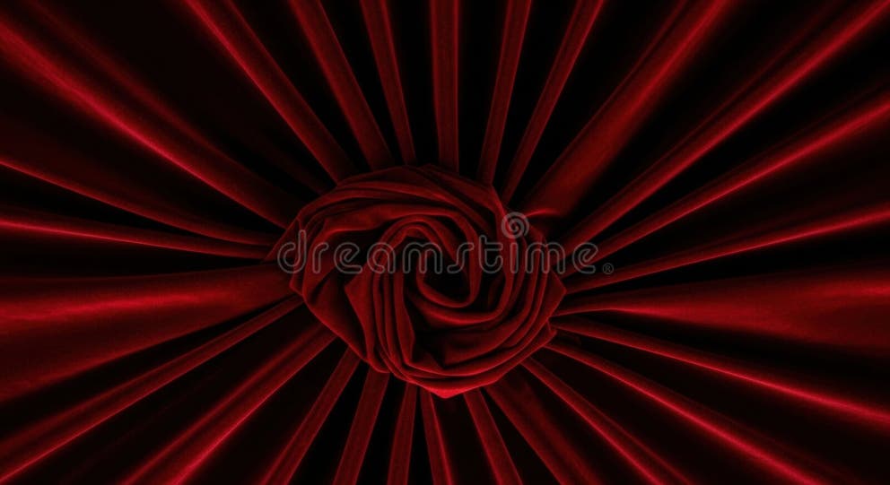 Red Rose Vortex Abstract Background Design Stock Illustration ...