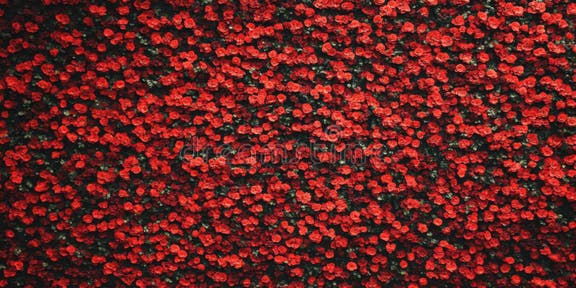 Red Rose Wall Texture stock photo. Image of flowering - 370198942