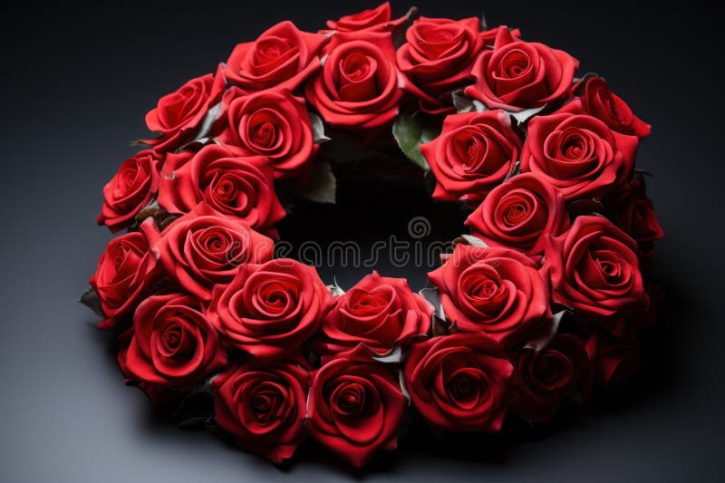 Red Roses in an Infinity Arrangement, Valentine, Dating and Love ...