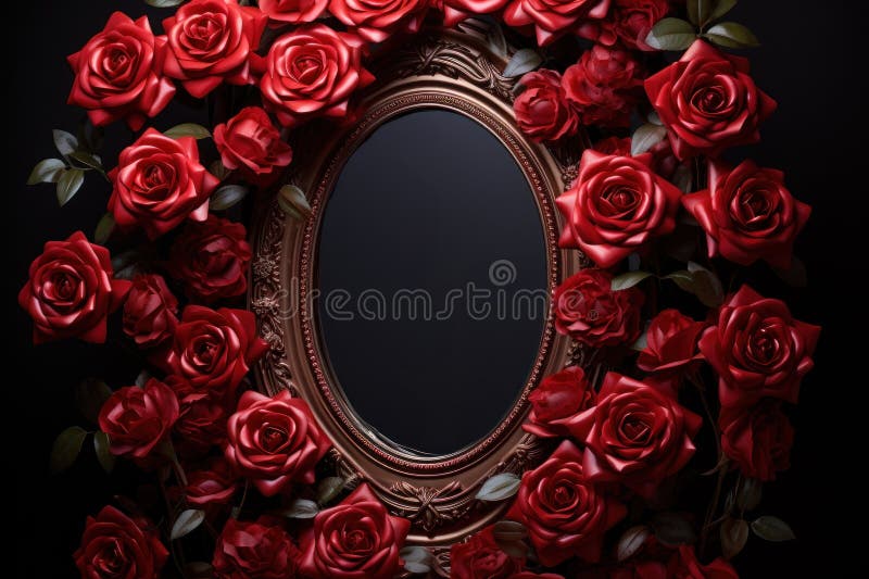 Red Roses in a Mirrored Infinity, Engagement, Wedding and Anniversary ...