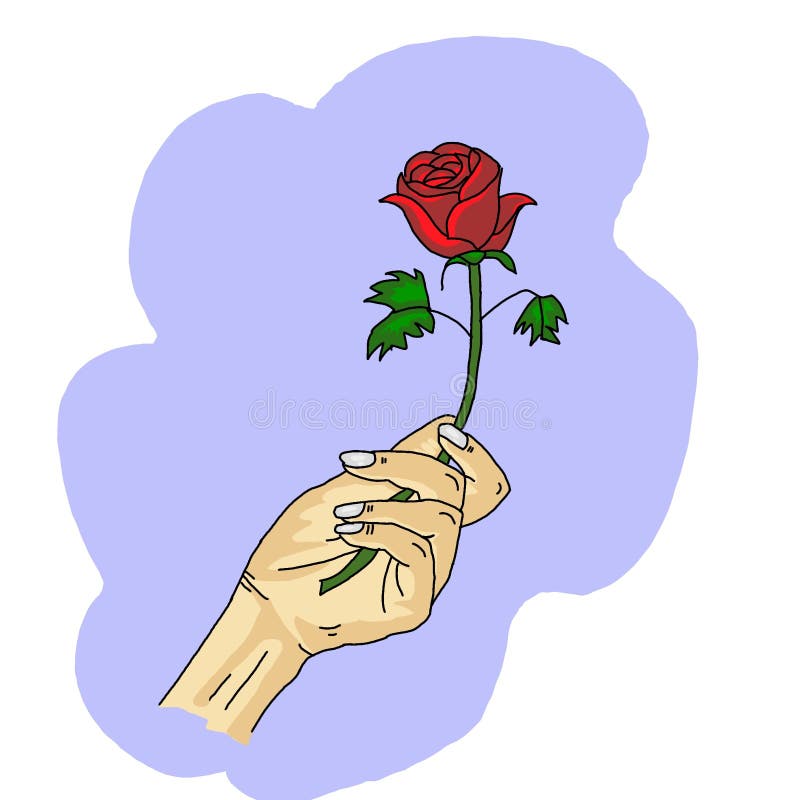 Red Roses are a Sign of Love and Affection , Jpeg Illustration Stock ...