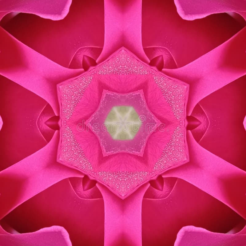 Red Roses in Symmetry Art in Full Swing 3 Stock Illustration ...