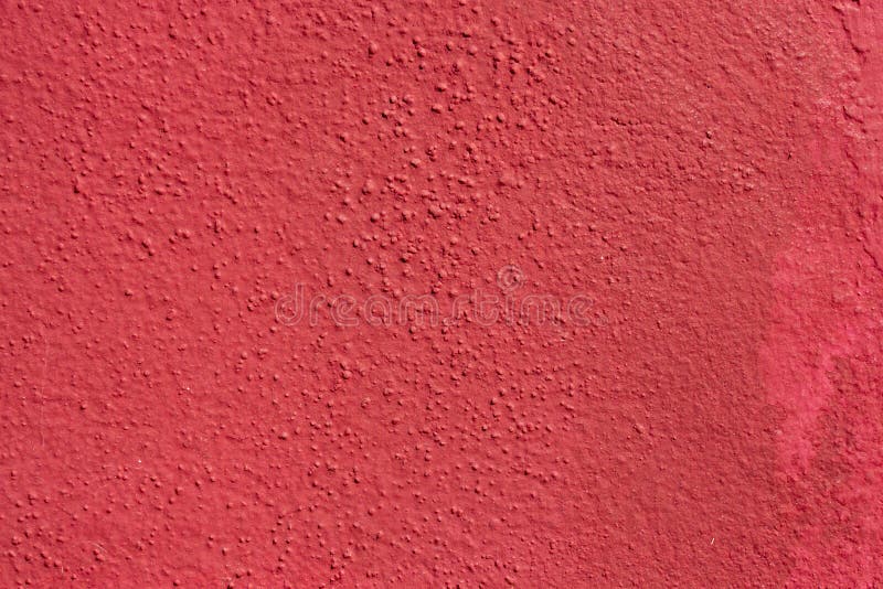 Red Rough Wall Stucco Texture. Grunge Painted Colorful Background ...
