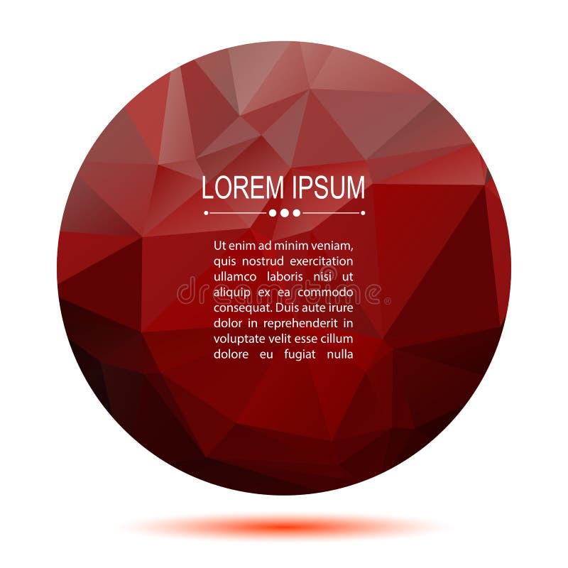 Red round frame stock vector. Illustration of backdrop - 79247250